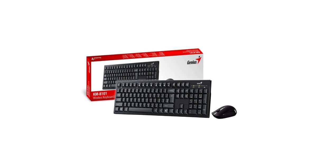 Genius KM-8101 Wireless Keyboard Black HU | Pepita.hu
