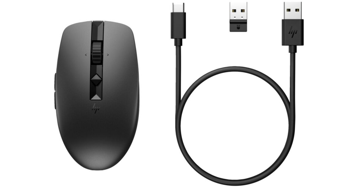 HP 715 Rechargeable Multi-Device Wireless Mouse Black | Pepita.hu