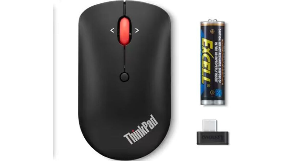 Lenovo ThinkPad USB-C Wireless Compact Mouse Black | Pepita.hu