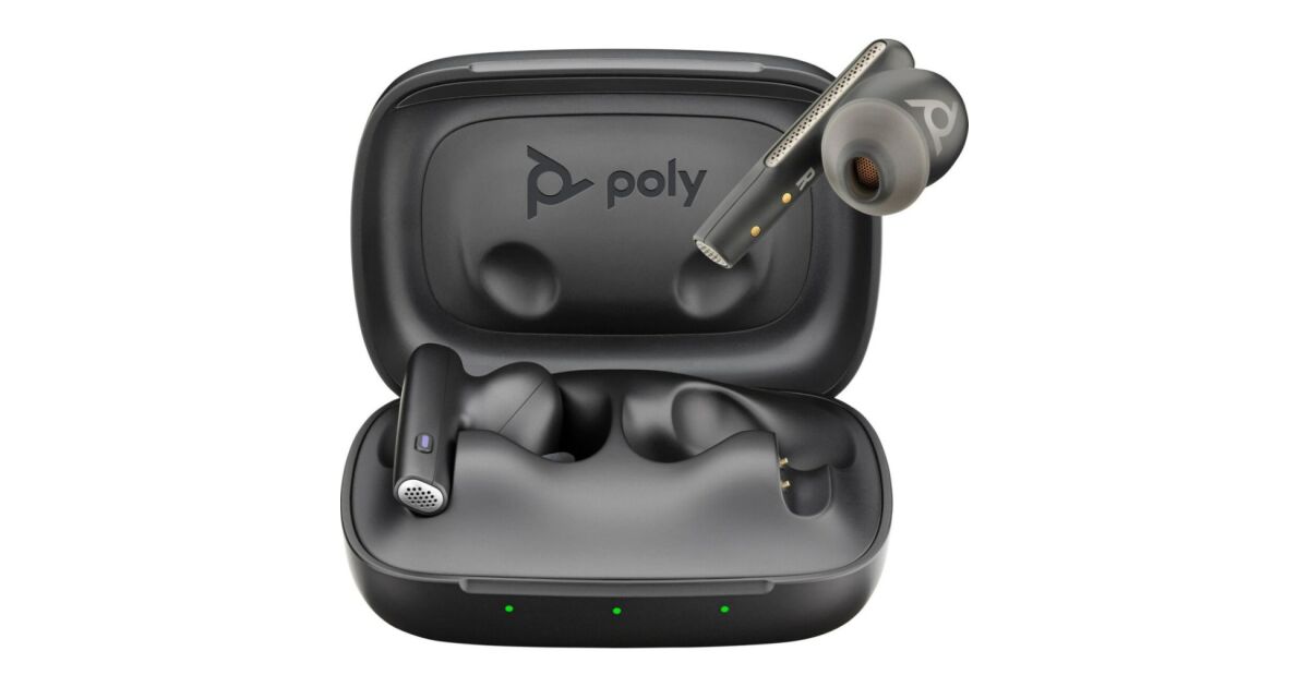 Poly Plantronics Voyager Free 60 UC True Wireless Earbud Stereo Earset ...