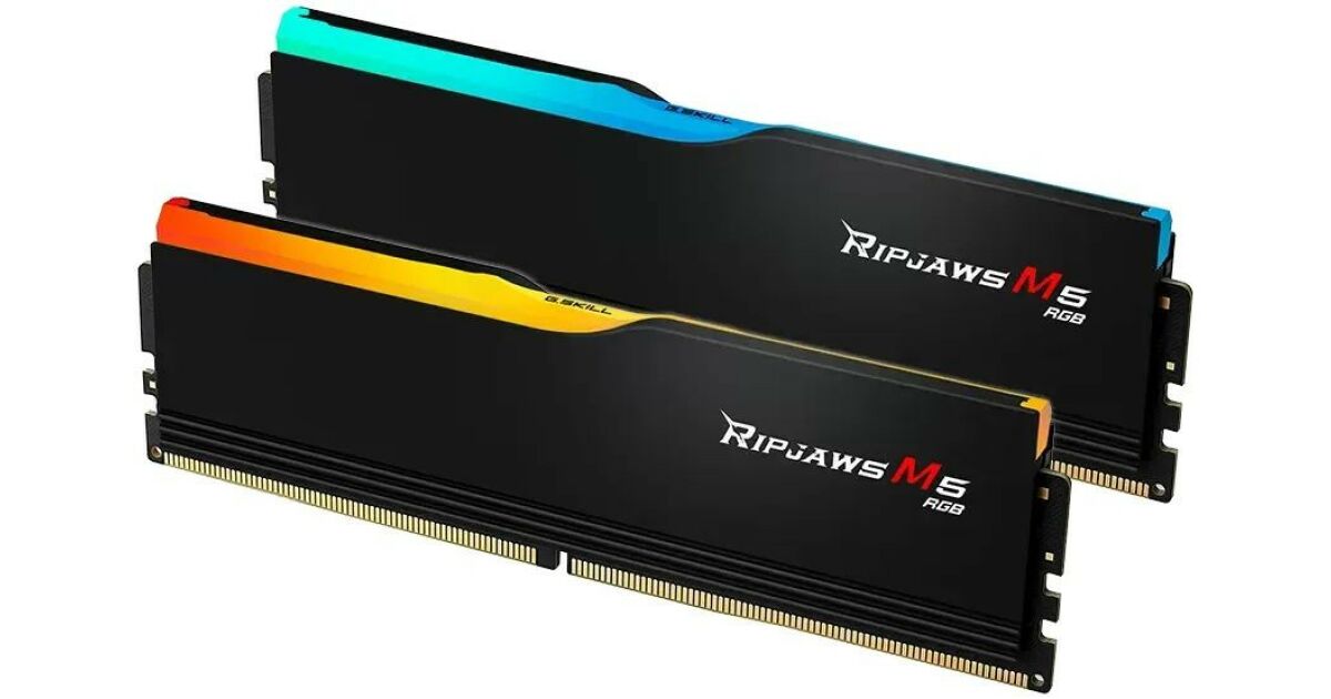 G Skill 96gb Ddr5 6400mhz Kit 2x48gb Ripjaws M5 Rgb Black Pepita Hu