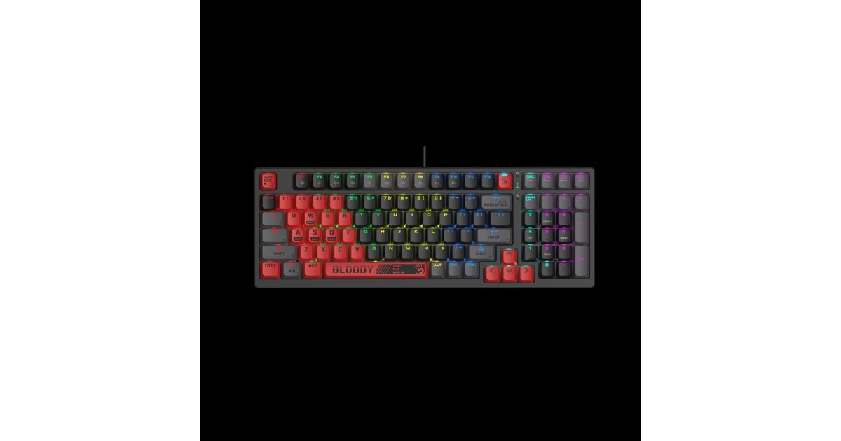 A4-Tech Bloody S98 Sports RGB Mechanical Keyboard Red US | Pepita.hu