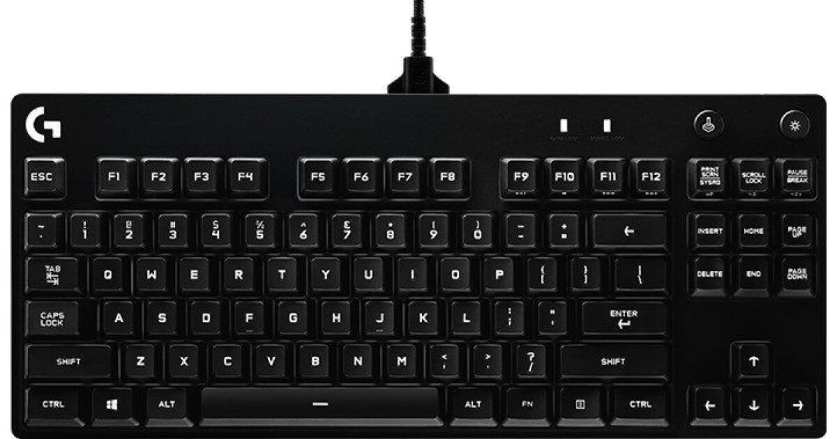 Logitech G Pro TKL Clicky Mechanical Gaming Keyboard Black HU | Pepita.hu