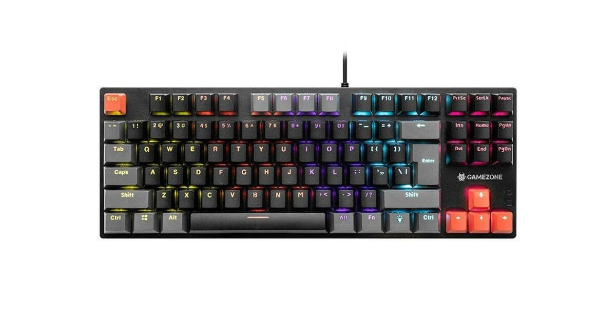 Tracer GameZone Blade 87 RGB Mechanical Keyboard Black US | Pepita.hu