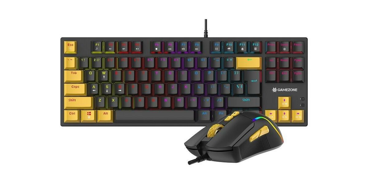 Tracer GameZone Hornet 87 Mechanical Gaming Keyboard Set Black US ...