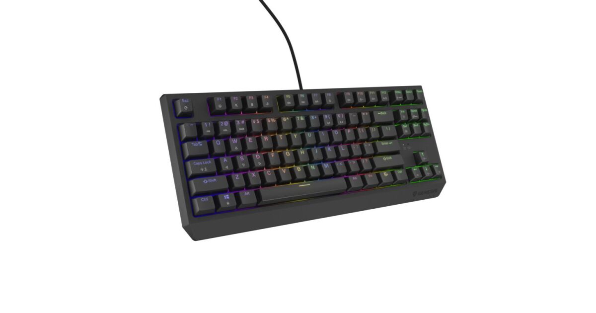 Genesis Thor 230 TKL RGB Mechanical Gaming Keyboard Black US | Pepita.hu