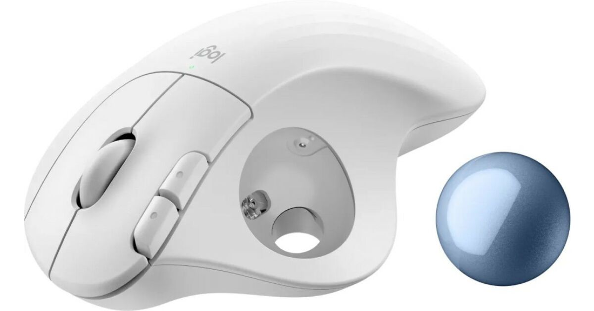 Logitech Ergo M575S Wireless Bluetooth Trackball Off White | Pepita.hu