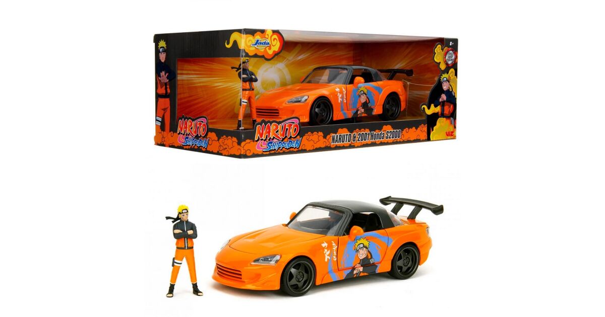 Jada Naruto Shippuden Naruto-Figurenset und Honda 2001 S2000 ...