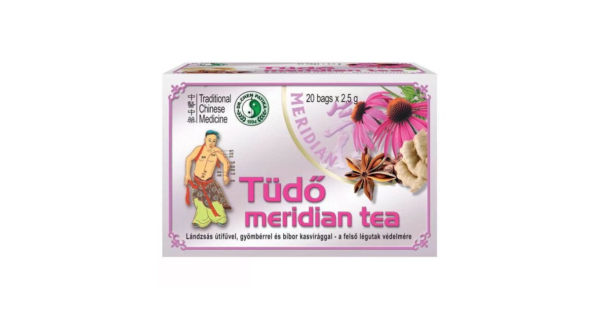 Dr. Chen Tüdő meridian filteres tea 20x2,5g | Pepita.hu