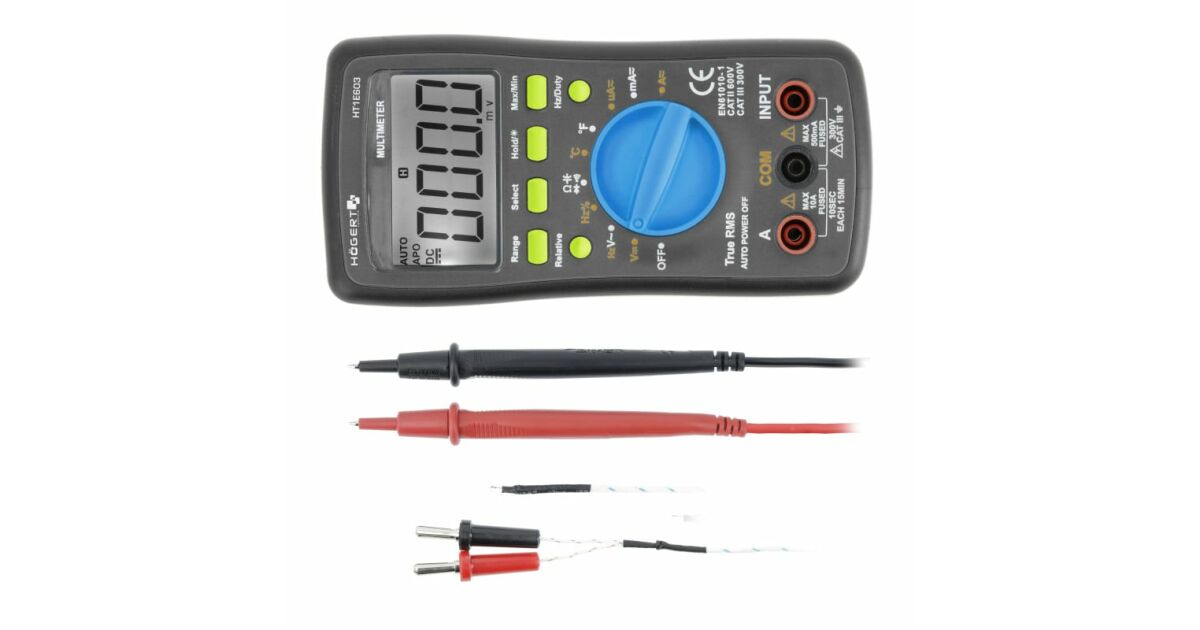 Univerzális digitális multiméter, True RMS, Auto Range ...