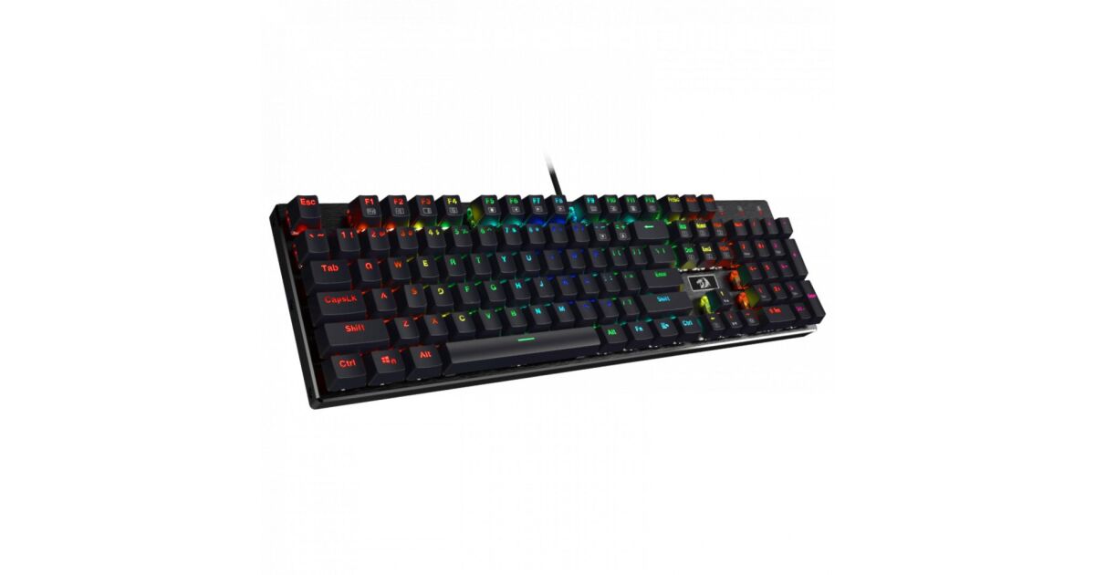 Redragon Devarajas RGB Mechanical Gaming Keyboard Blue Switches Black ...