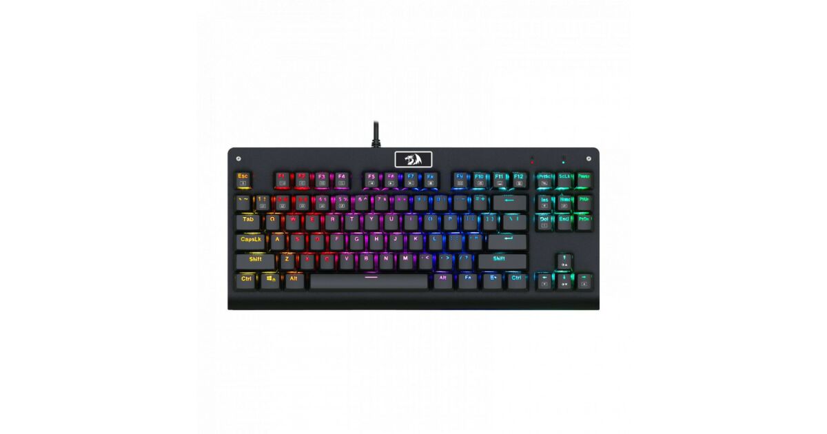 Redragon Dark Avenger RGB Blue Mechanical Gaming Keyboard Black HU ...