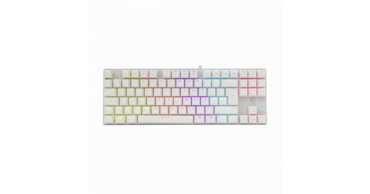 White Shark GK-2106W Commandos Blue Switch Mechanical Gaming Keyboard ...
