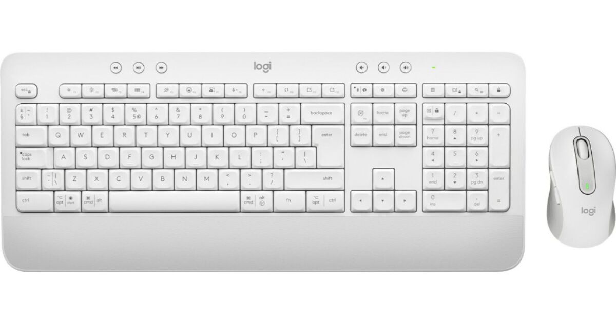 Logitech Signature Mk650 Combo For Business Wireless Keyboard Mouse Off White Hu Pepita Hu