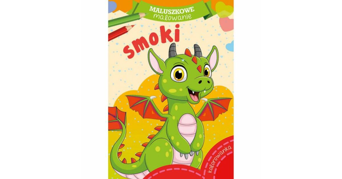Sárkányos színezőfüzet - A5 - lengyel nyelvű | Pepita.hu