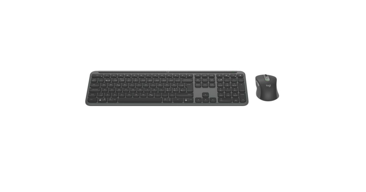 Logitech MK950 Signature Slim Wireless Bluetooth Keyboard Combo ...
