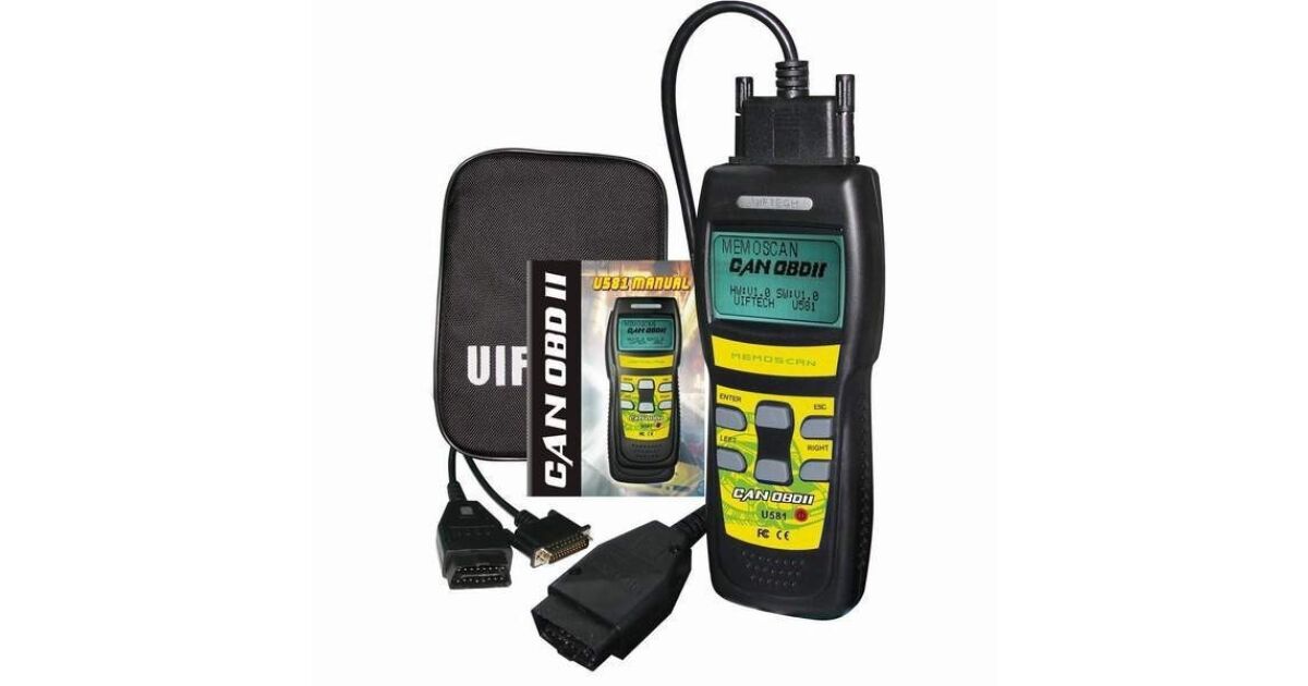 U581 MAGYAR NYELVŰ kézi autódiagnosztikai interfész OBD OBD 2 ...