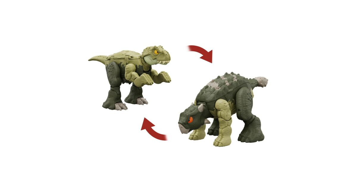 JURASSIC WORLD FIERCE CHANGERS DOUBLE DANGER TRANSFORMIERBARER ...