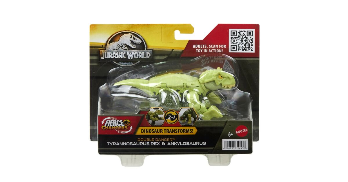 JURASSIC WORLD FIERCE CHANGERS DOUBLE DANGER TRANSFORMIERBARER ...