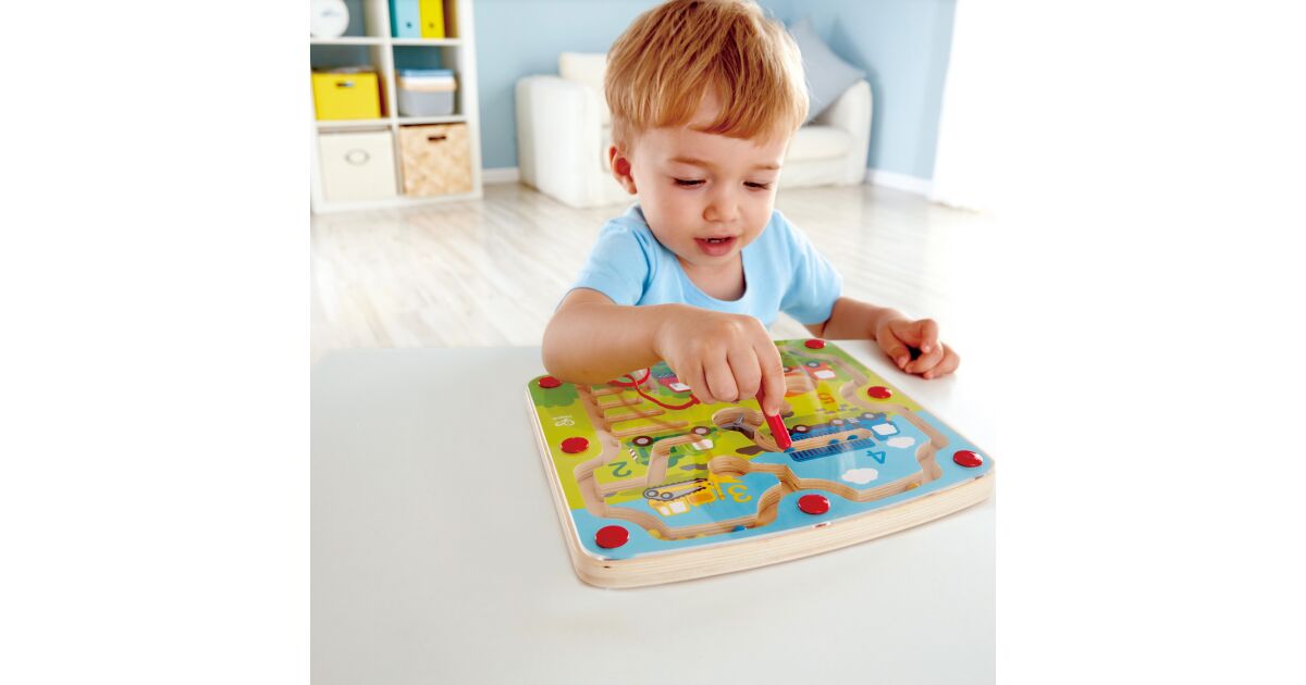 HAPE LABYRINTH MAGNETISCHE BAU- UND ZAHLENSPIELE | Pepita.com