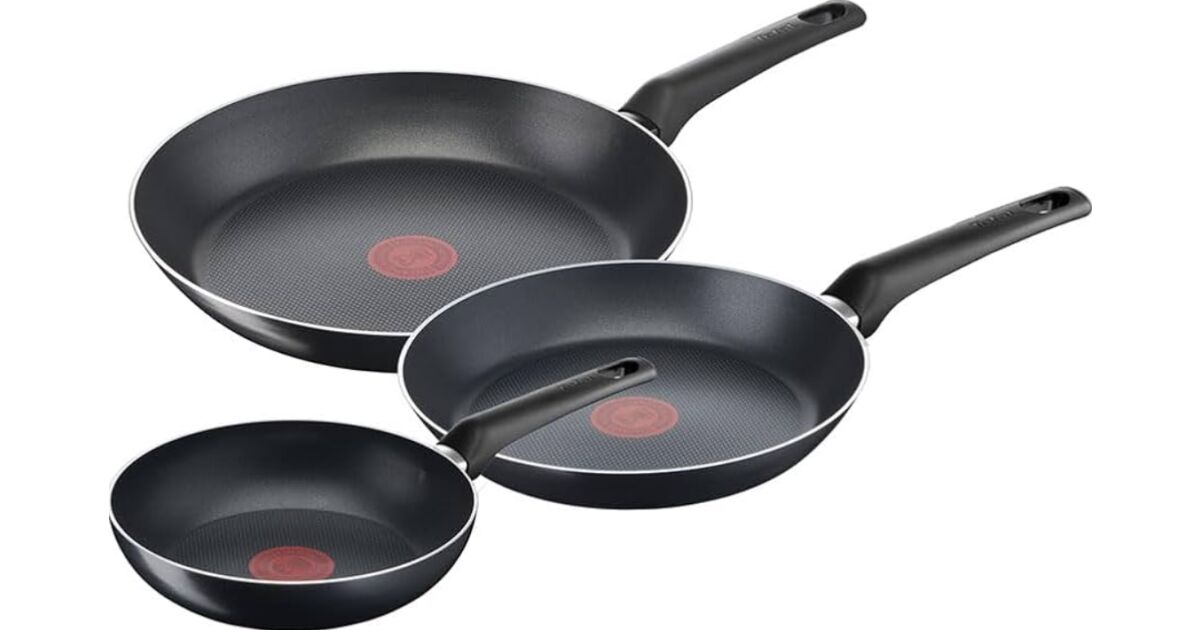 Tefal B5709132 Set de tigăi cu 3 piese Easy Cooking #negru | Pepita.com