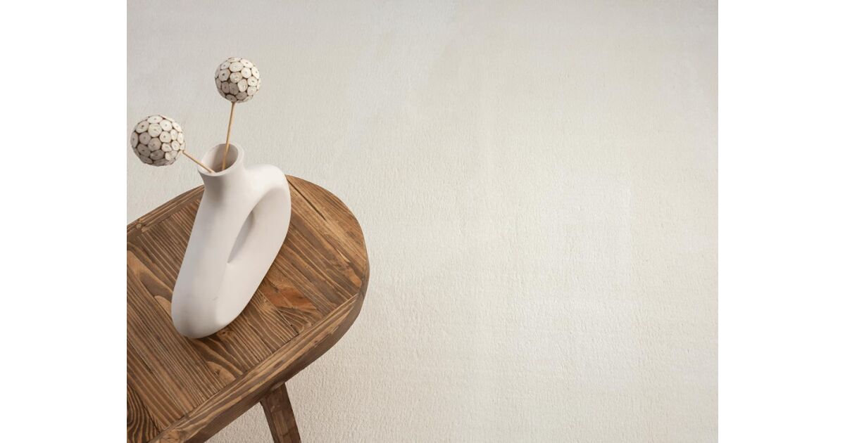 Modern szőnyeg Palm Plüss (Cream) Kerek 120cm Krém | Pepita.hu