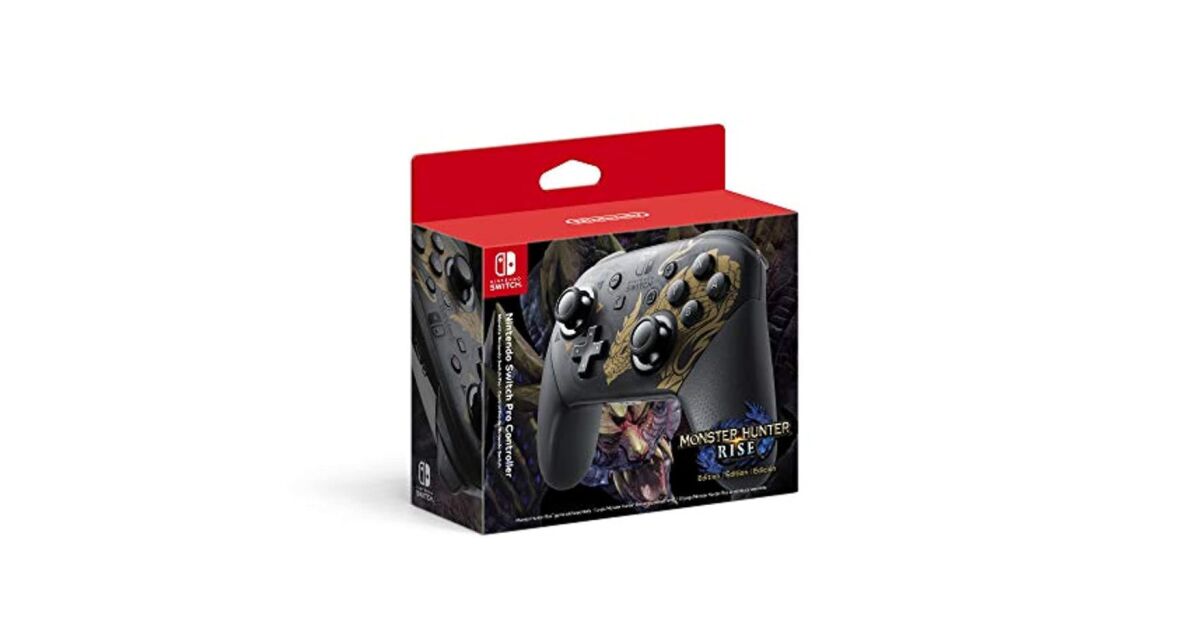 Nintendo Switch Pro Controller Monster Hunter Rise Edition | Pepita.hu
