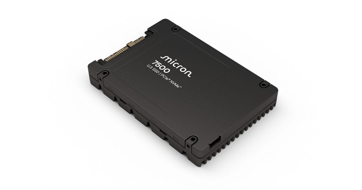 Micron 7500 PRO 7,68 TB U.3 PCI Express 4.0 NVMe 3D TLC NAND SSD ...