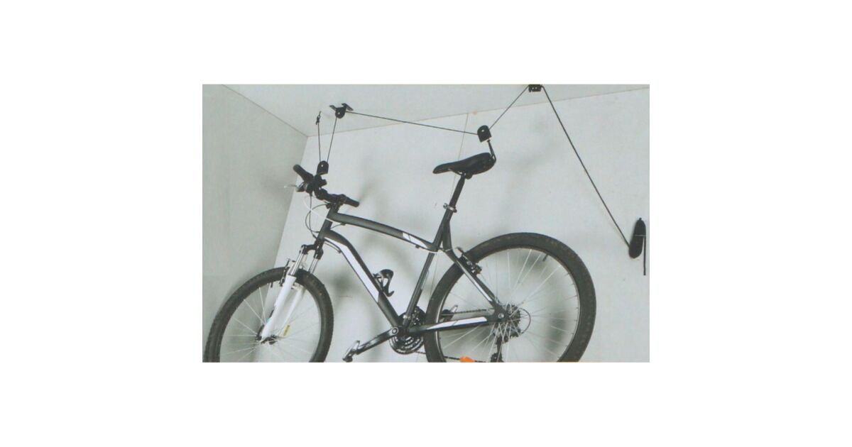 XQmax Fahrradlift mit 15 m Seil – bis zu 45 kg, 4 m Hubhöhe | Pepita.com
