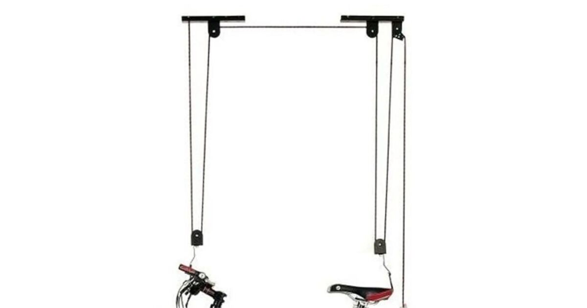 XQmax Fahrradlift mit 15 m Seil – bis zu 45 kg, 4 m Hubhöhe | Pepita.com