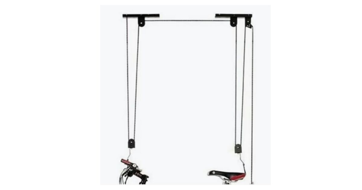 XQmax Fahrradlift mit 15 m Seil – bis zu 45 kg, 4 m Hubhöhe | Pepita.com