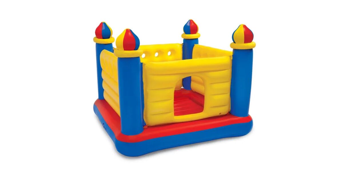 Gyerek felfújható kastély trambulin 174x174x122 cm | Pepita.hu