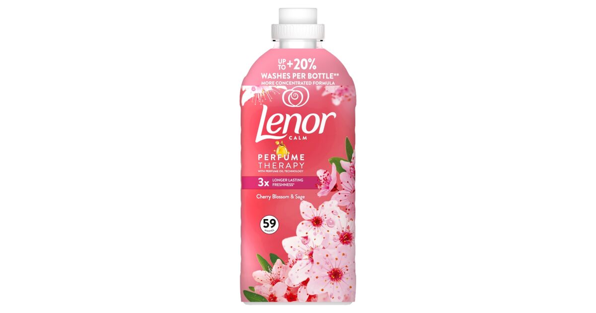 Lenor Cherry Blossom Fabric Rinse 59 Wäschen 1239ml | Pepita.com