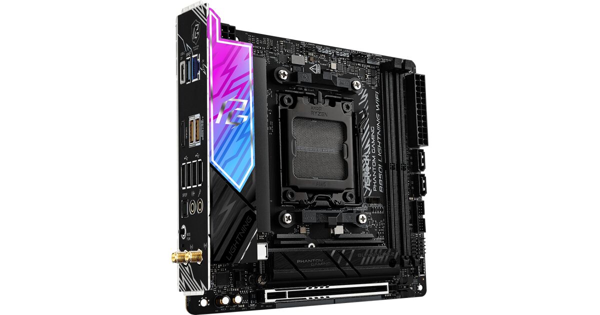 ASRock B850I Lightning WiFi DDR5 AMD AM5 mini ITX Alaplap | Pepita.hu