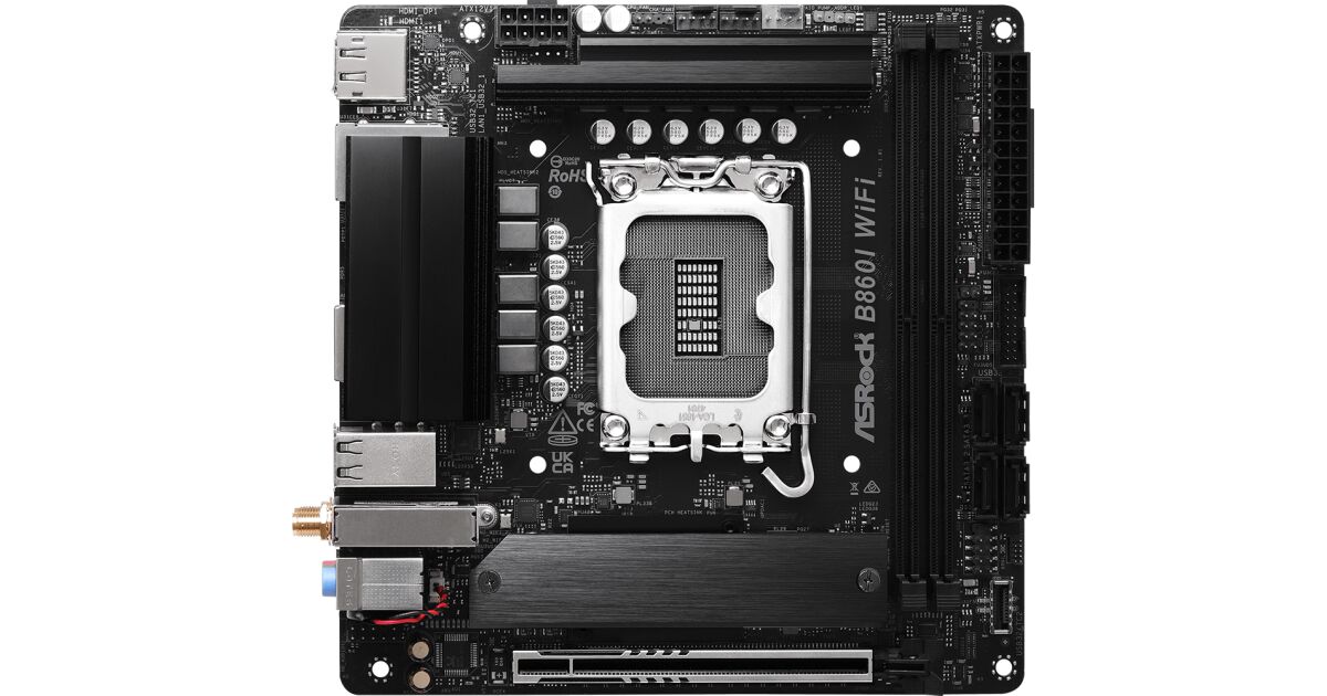 ASRock B860I WiFi DDR5 Intel s1851 Mini ITX Alaplap | Pepita.hu