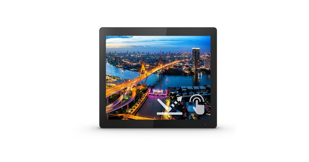 Philips 15 152B1TFL/00 4:3 XGA TFT-LCD Érintőképernyős Monitor 75 Hz ...
