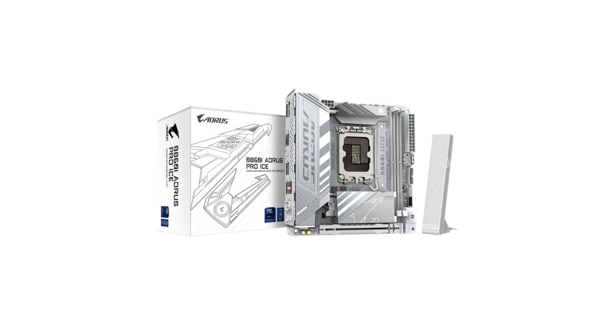 Gigabyte B860I Aorus Pro Ice DDR5 intel s1851 Mini-ITX alaplap | Pepita.hu