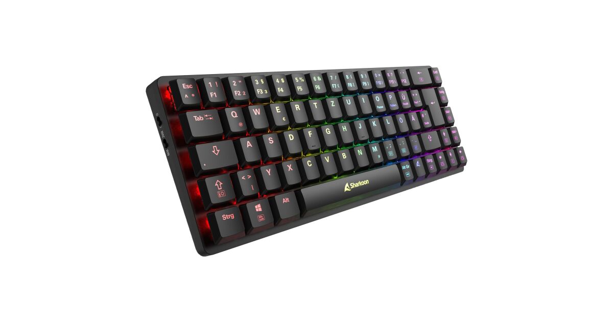 Sharkoon PureWriter W65 Wireless Mechanikus Gaming Billentyűzet (Brown ...