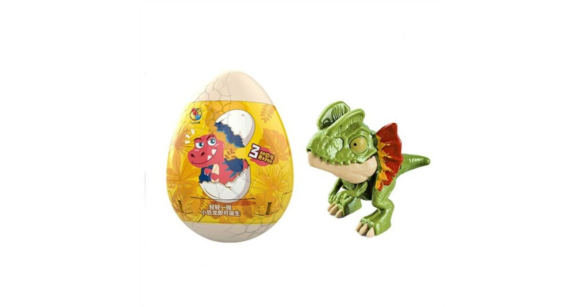 Dinozaur surpriză într-un ou care se deschide - pui de dinozaur de ...