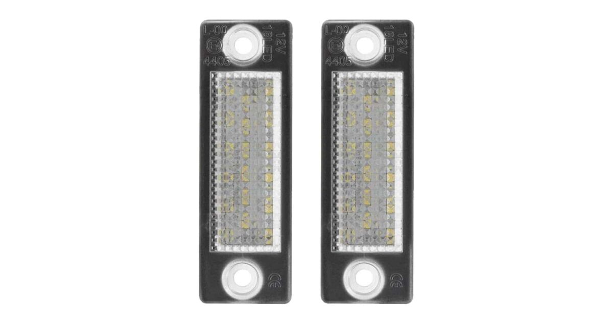 Set 2 lampi numar AutoREY®, cu LED Compatibil cu VW Touran, Caddy, Golf ...