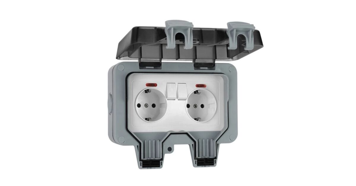 Priza impermeabila exterior, Rqiurpn, rezistenta la temperaturi, etansa ...