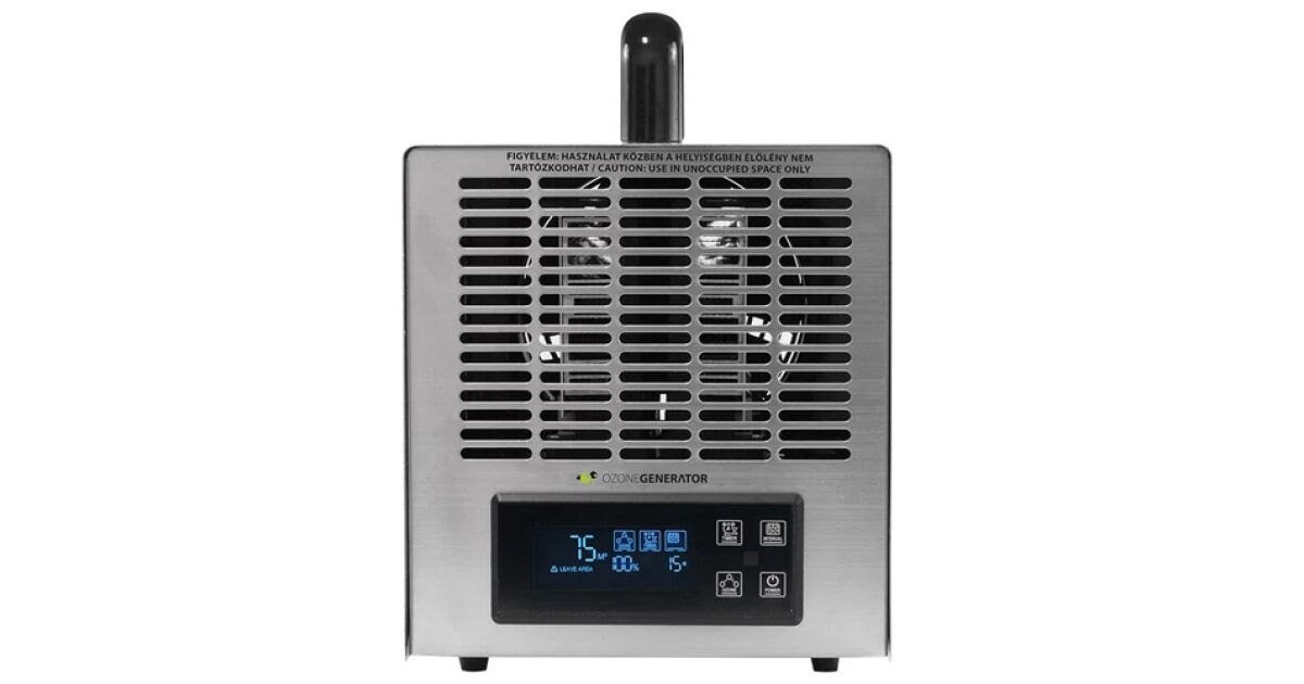 OZONEGENERATOR Chrome 40000 LCD - továbbfejlesztett ipari ózongenerátor ...