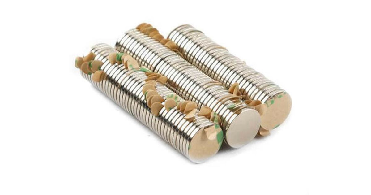 Magnet neodim disc 10mm x 1,5mm cu adeziv | Pepita.com