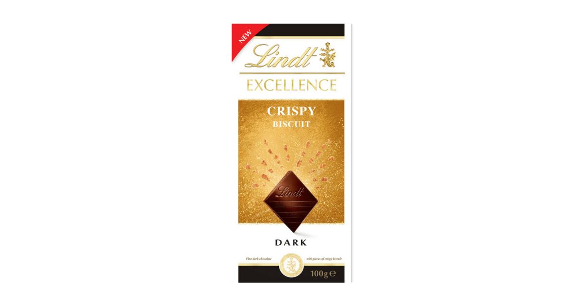 Lindt EXCELLENCE Dark Crispy Keksz 100g | Pepita.hu