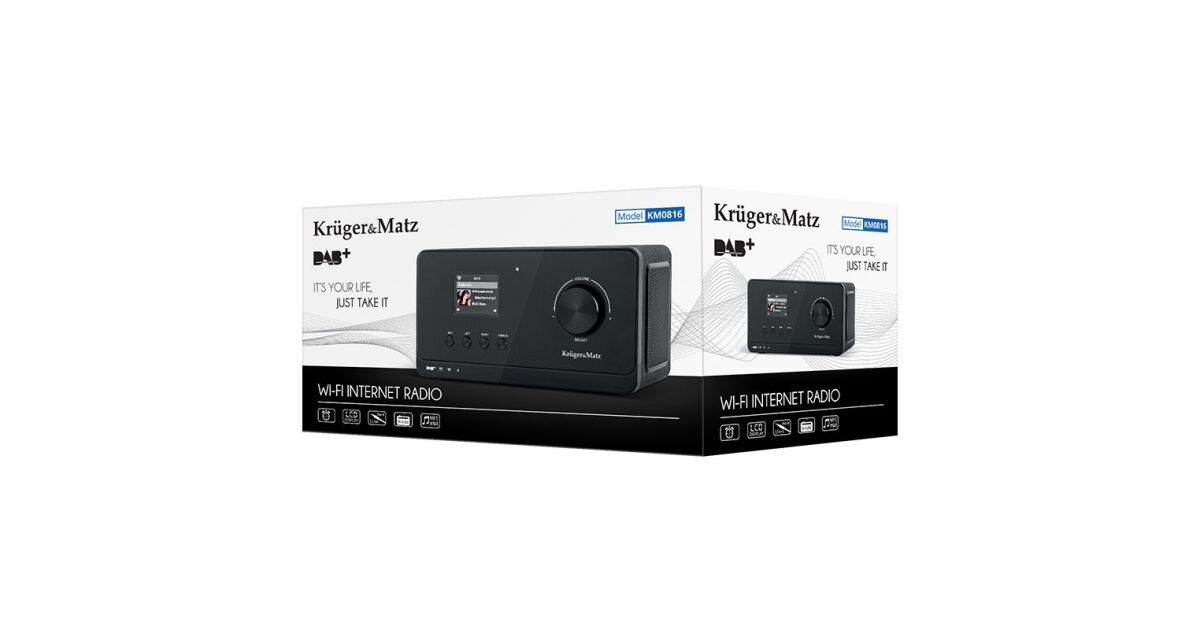Aparat Radio Internet DAB+ Kruger&matz, caracteristici și conectivitate ...