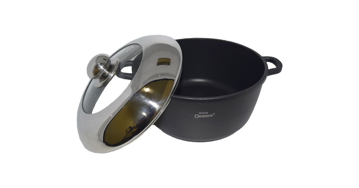 Cratita De Tuci Cu Capac De Inox Cu Geam Termorezistent Si Gauri Pentru ...