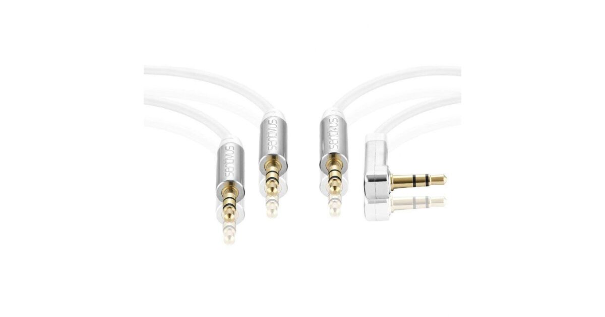 Kit Cablu Audio 3,5 mm 1m Sentivus - Aurât Mufe | Pepita.com