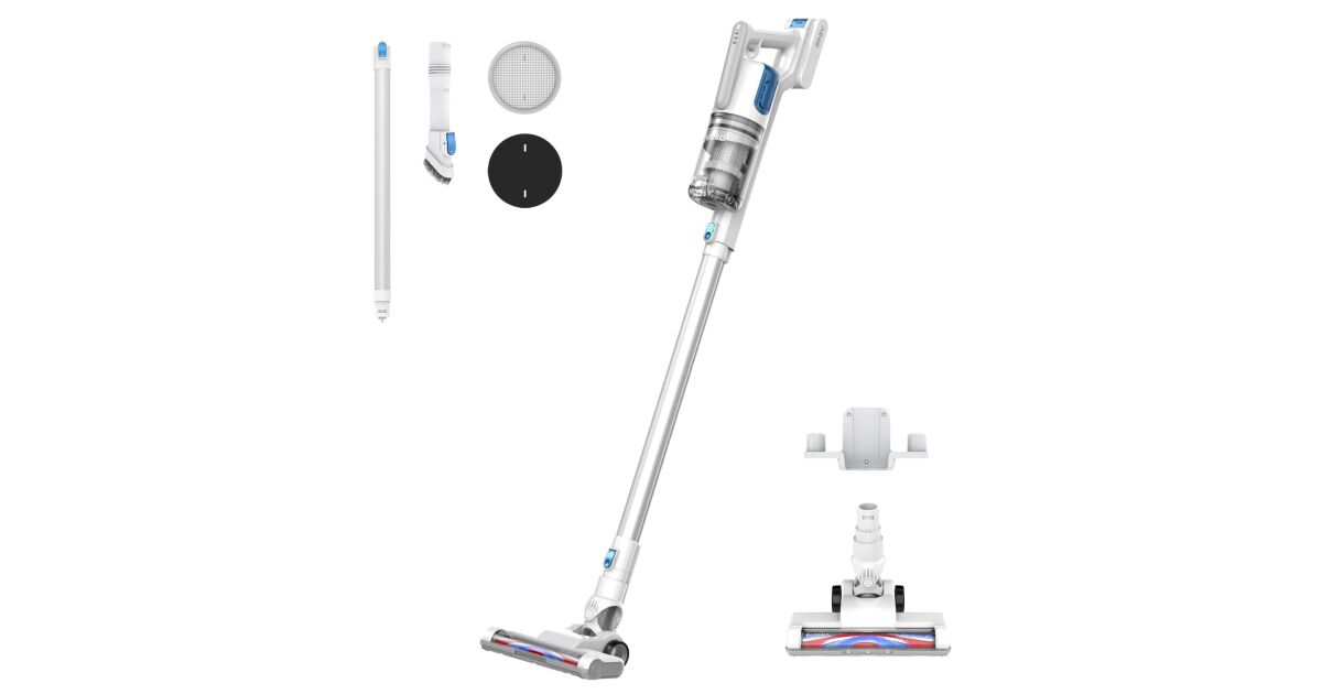 Aspirator fara fir Eureka BR5 Slim Aspirator fara fir usor, 2 in 1 cu ...