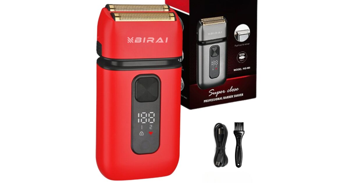 BIRAI Evo Professzionális elektromos borotva, Borotva 7000 RPM ...