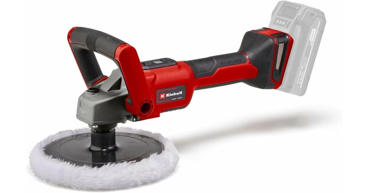 Masina de lustruit / slefuit fara fir Einhell CE-CP 18/180 Li E-Solo ...